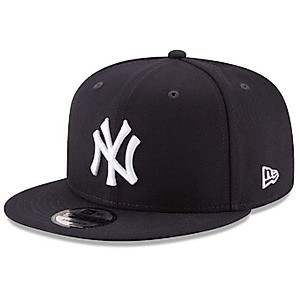 New Era New York Yankees Exclusive Selection 9FIFTY Snapback Adjustable Hat Cap- OSFM (Side Patch Subway Series)
