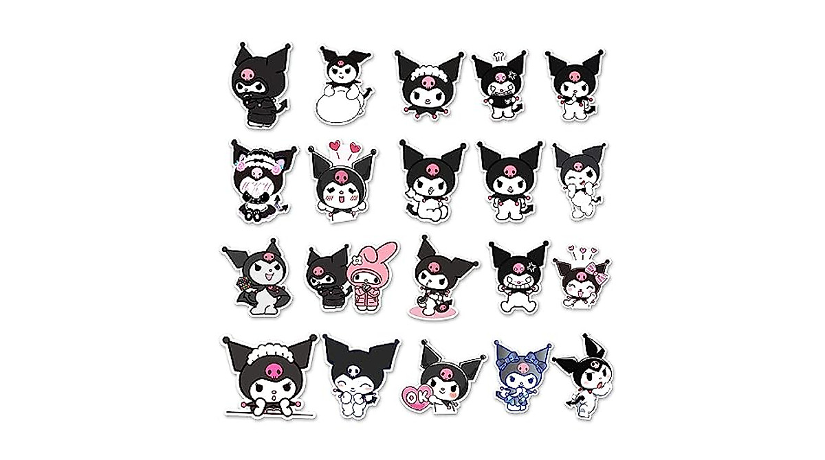 Cute Kawaii Stickers for Kids - 50 Pcs Waterproof Set