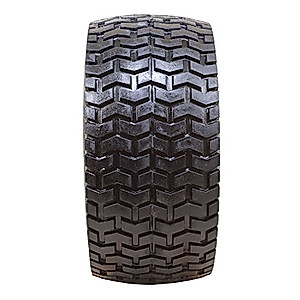 Marathon 30426 15x6.50-6" Flat Free Lawnmower Tire on Wheel, 3" Hub, 3/4" Bushings