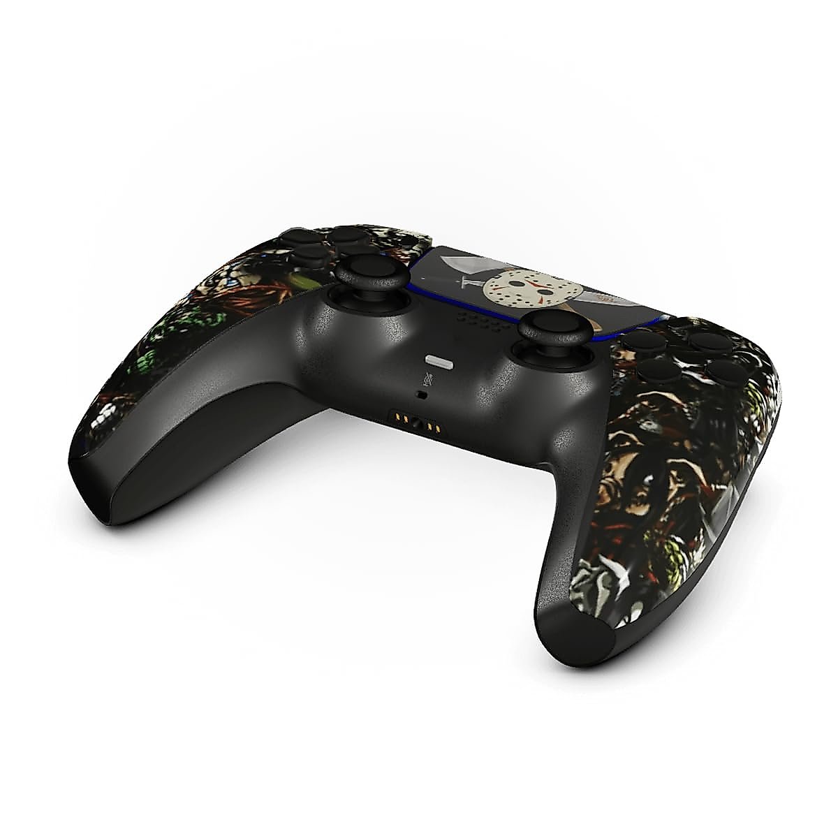 "Scary Party" Custom UN-MODDED Wireless PRO Controller compatible with PS5 Exclusive Unique Design