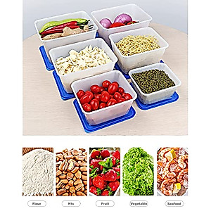 YESOON [30 Pack] Reusable Freezer Food Storage Containers with Lids [26oz-40oz-70oz] Plastic Meal Prep Container Sets Bento Box BPA Free Freezer & Microwaveable & Dishwasher Safe