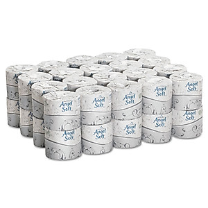 Angel Soft Standard Toilet Paper, 2-Ply, White, 450 Sheets/Roll, 40 Rolls/Carton (16840)