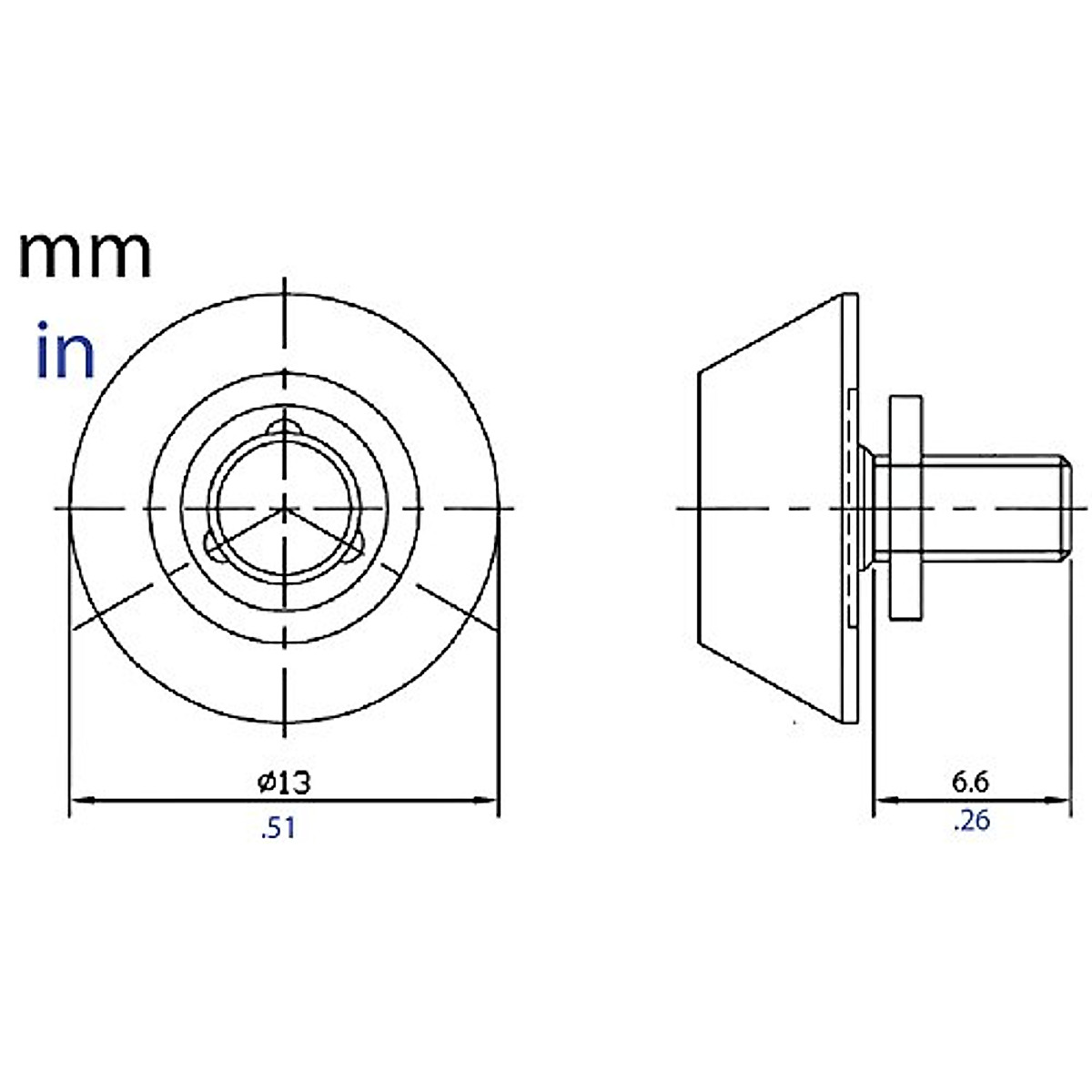 FJM Security Products FJM-0601 MEI-0601 High Security Computer Case Lock, 1 Count (Pack of 1), Chrome