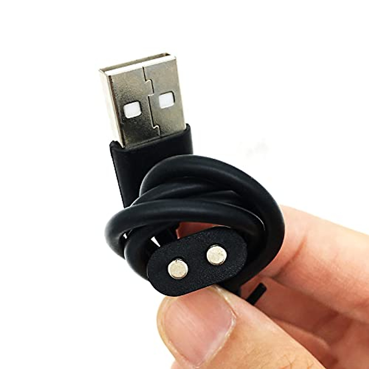 PDEEY 6mm Magnetic Charger Replacement for Lovense Max 2 Womanizer Personal Massager, USB Charging Cable 2-Pack