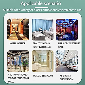 CAOY Commercial F-ragrance Machine Oil Diffuser, Smart Scent Air Machine with Nebulizing Technology for Home, Smart Air Purifier for Home Large Room for Large Room, Office, Spa Room (BK)