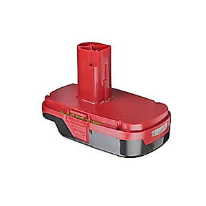 X-Adapter 1x Adapter Only Fits Craftsman 19.2v Old Style Cordless Tools Compatible with V20 New 20v Lithium Batteries -, BLACK&RED