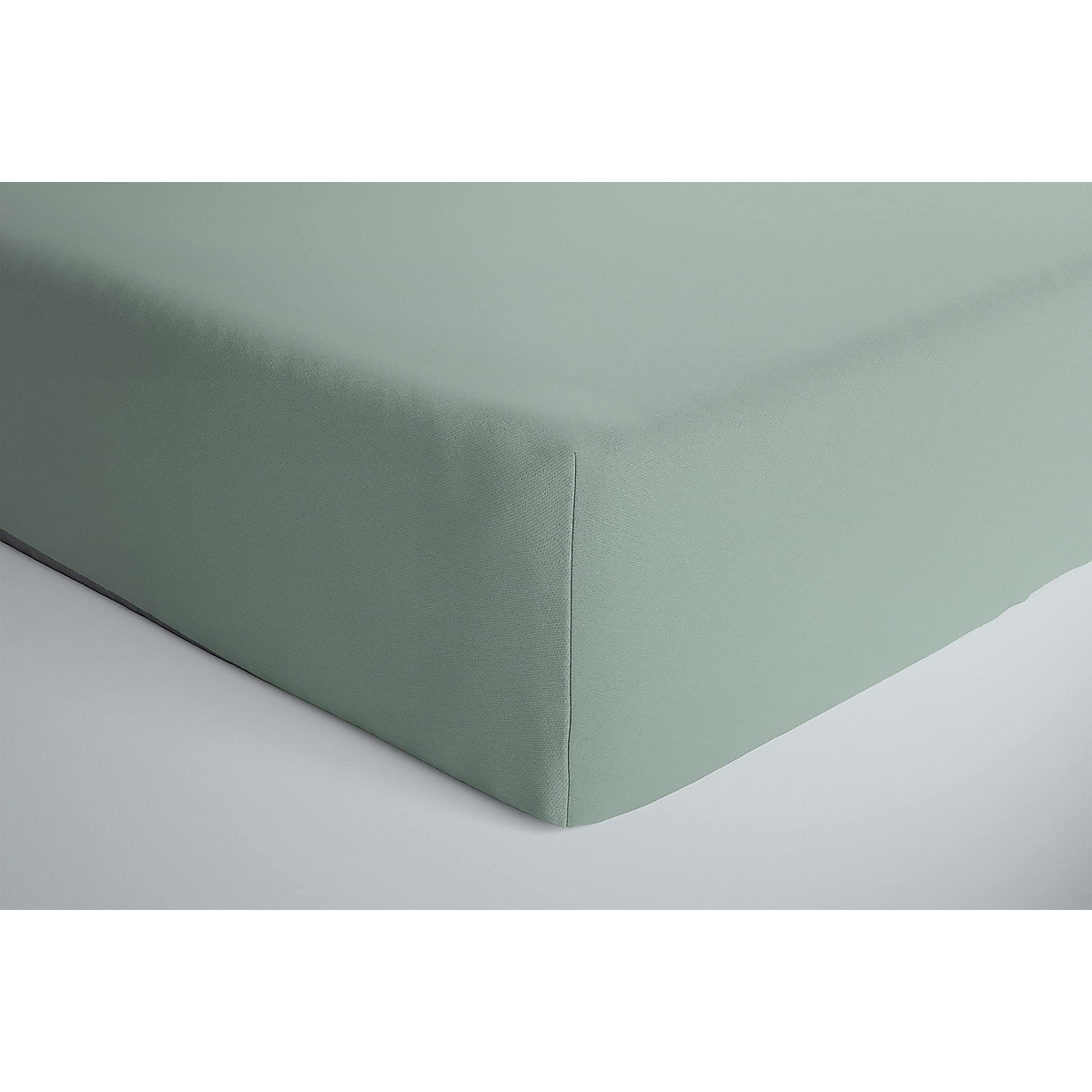 One Kind Premium Bamboo Jersey Fitted Mini Crib, Pack N Play, Playard Sheets for Baby Boys or Girls (Eucalyptus)