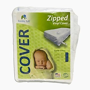 Rumble Tuff Home Travel Newborn Nursery Baby Infant Replacement Vinyl Cover For Zipped Changing Pad Standard White