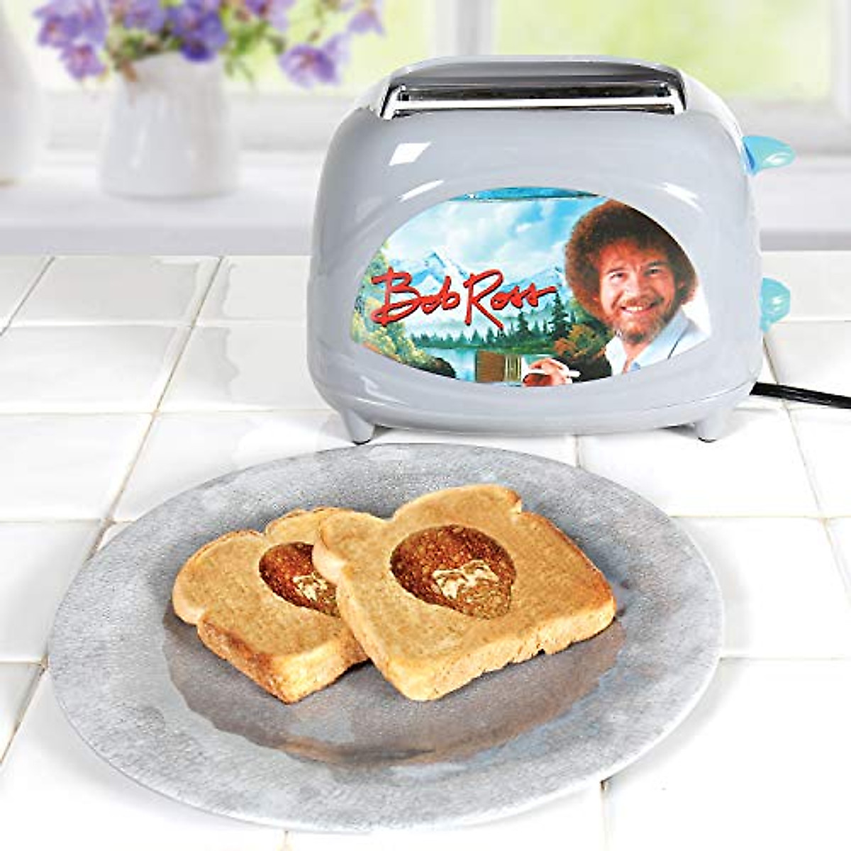 Bob Ross Toaster - Toasts Bob's Iconic Face onto Your Toast
