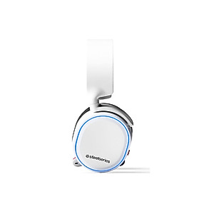 SteelSeries Arctis 5 Gaming Headset - RGB Illumination - DTS Headphone: X v2.0 Surround for PC and PlayStation 5, PS4 - White