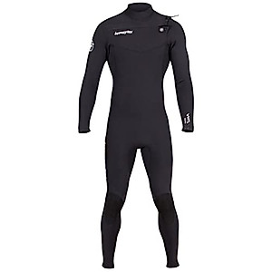 Hyperflex Men's VYRL 4/3mm Front Zip Fullsuit Black - S