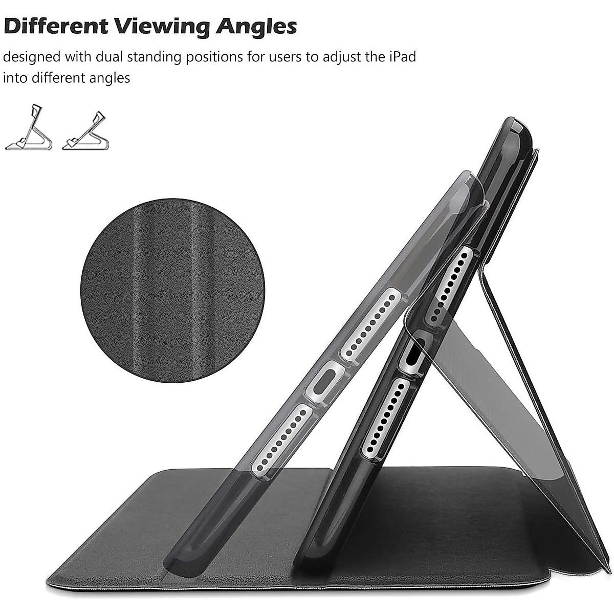 Case for Samsung Galaxy Tab A7 Lite 8.7 Inch 2021 (SM-T220/T225/T227) Anime Cartoon Cool Cute Kawaii Partten Folio Cover Cases for Teens Girls（White Marble）