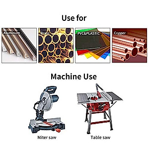 MASTEC 10-Inch 100T Carbide Tooth TCG for Aluminum Saw Blade with 5/8-Inch Arbor