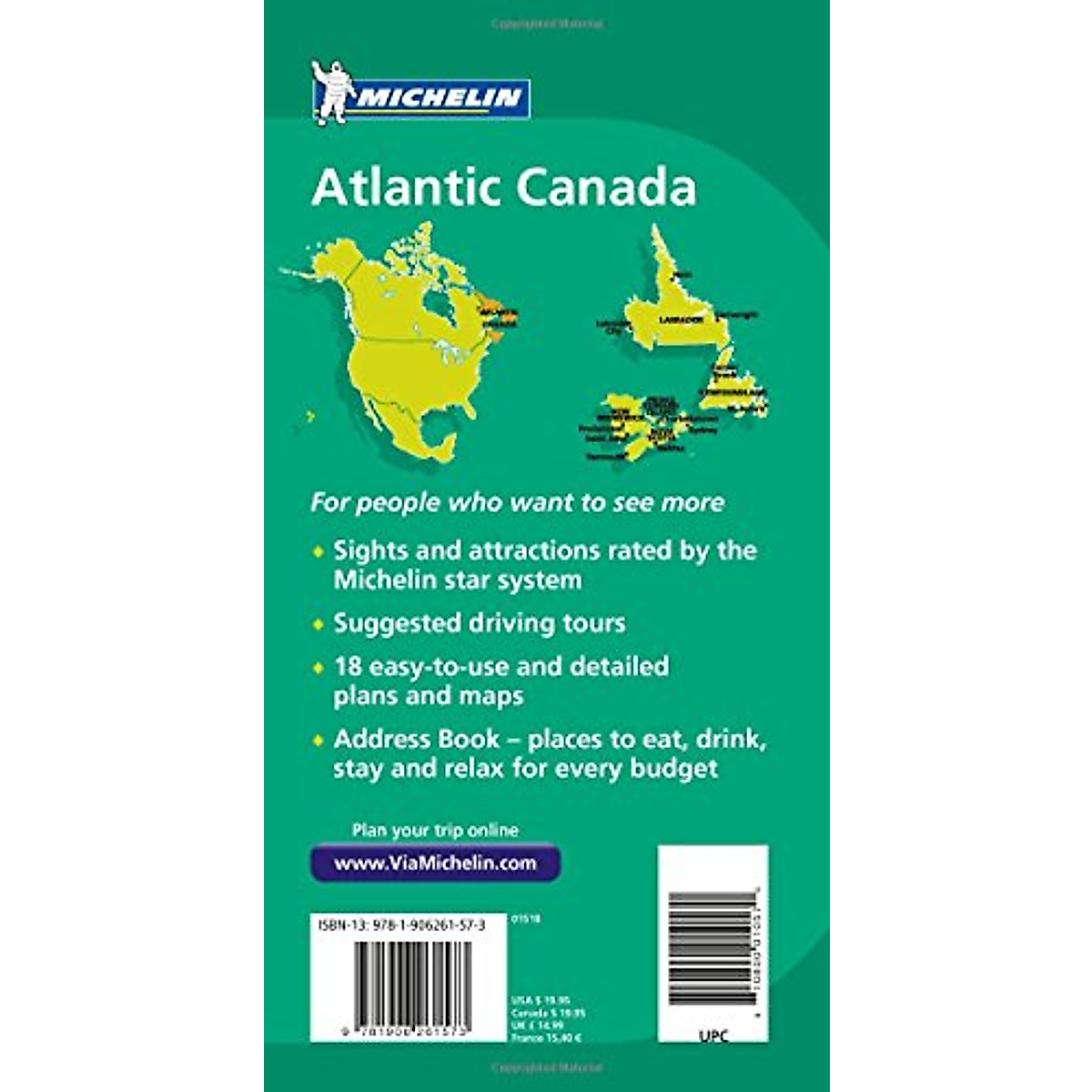 Michelin Green Guide Atlantic Canada, 1e (Green Guide/Michelin)