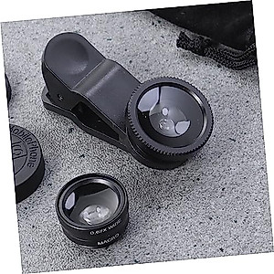 NOLITOY 2PCS Phone Lens Wide Angle Lens Smartphone Phones Smartphones Fish Eye Lens for Phone 13 3 in 1 Phone Camera Lens Phone fisheye Lens Optical Lenses Phone Clip-on Camera Lens Triple