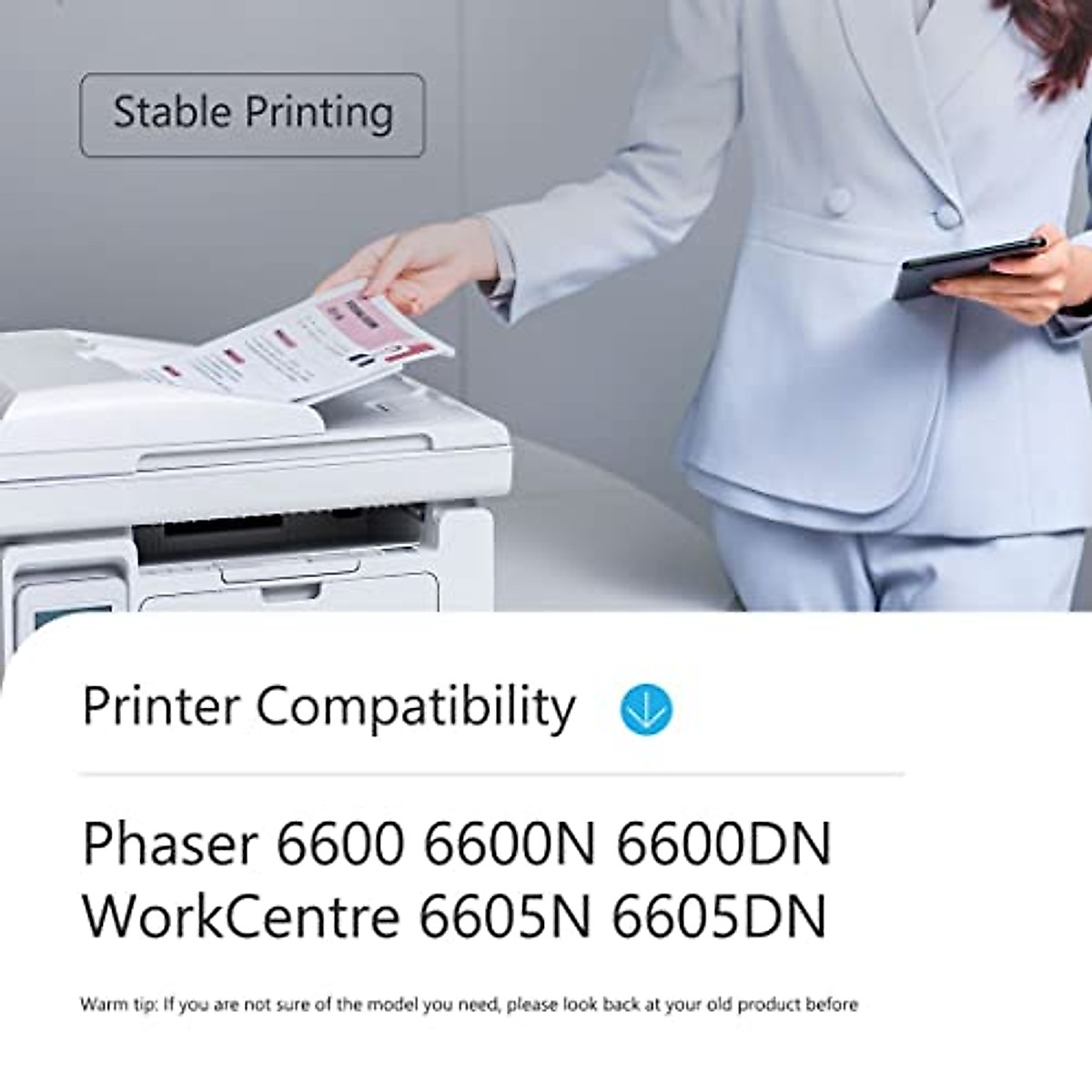 Phaser 6600/ WorkCentre 6605 Magenta High Capacity Toner Cartridge 106R02226 - UOTY Compatible 1 Pack 106R02226 Toner Replacement for Xerox Phaser 6600DN 6600 6600N WorkCentre 6605N 6605DN Printer