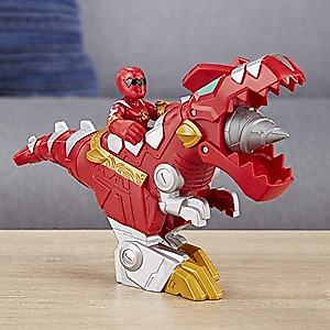 Playskool Heroes Power Rangers Red Ranger & T-Rex Zord 2 Pack, 3" Action Figure & Zord Set, Collectible Toys for Kids Ages 3 & Up
