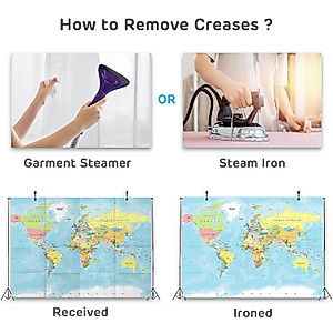 CORFOTO 10x8ft World Map Backdrop Adventure Begins Travel Boys Baby Shower Party Decorations Map Backdrops Around World Adventure Birthday Bridal Shower Photography Background Photobooth Props