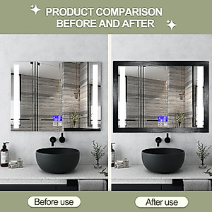 Besezx Wood Grain Tape, 2.4" X15', Self Adhesive Wood Grain Repair Patch for Tables, Chairs, DIY,Baseboards, Doors, Windows, Floors and Furniture Renovation.（Black）