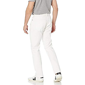 Amazon Essentials Men's Athletic-Fit Stretch Jeans - Bright White, 42W x 28L