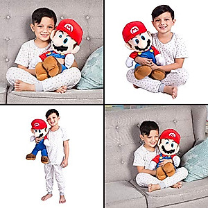 Super Mario Kids Bedding Super Soft Plush Cuddle Pillow Buddy, One Size, By Franco