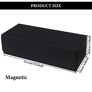 2 Pcs Card Toploader Storage Trading Cards Holding Box for 100+ Cards Storage Boxes for Magic Cards Baseball Cards Trading Cards Card Sleeve Collector Case Organizer Containers