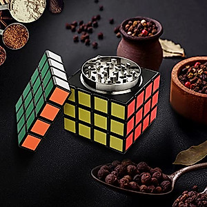 Square Cooking Grinder, Kitchen Grinder,Large Cooking Grinder Zinc Alloy