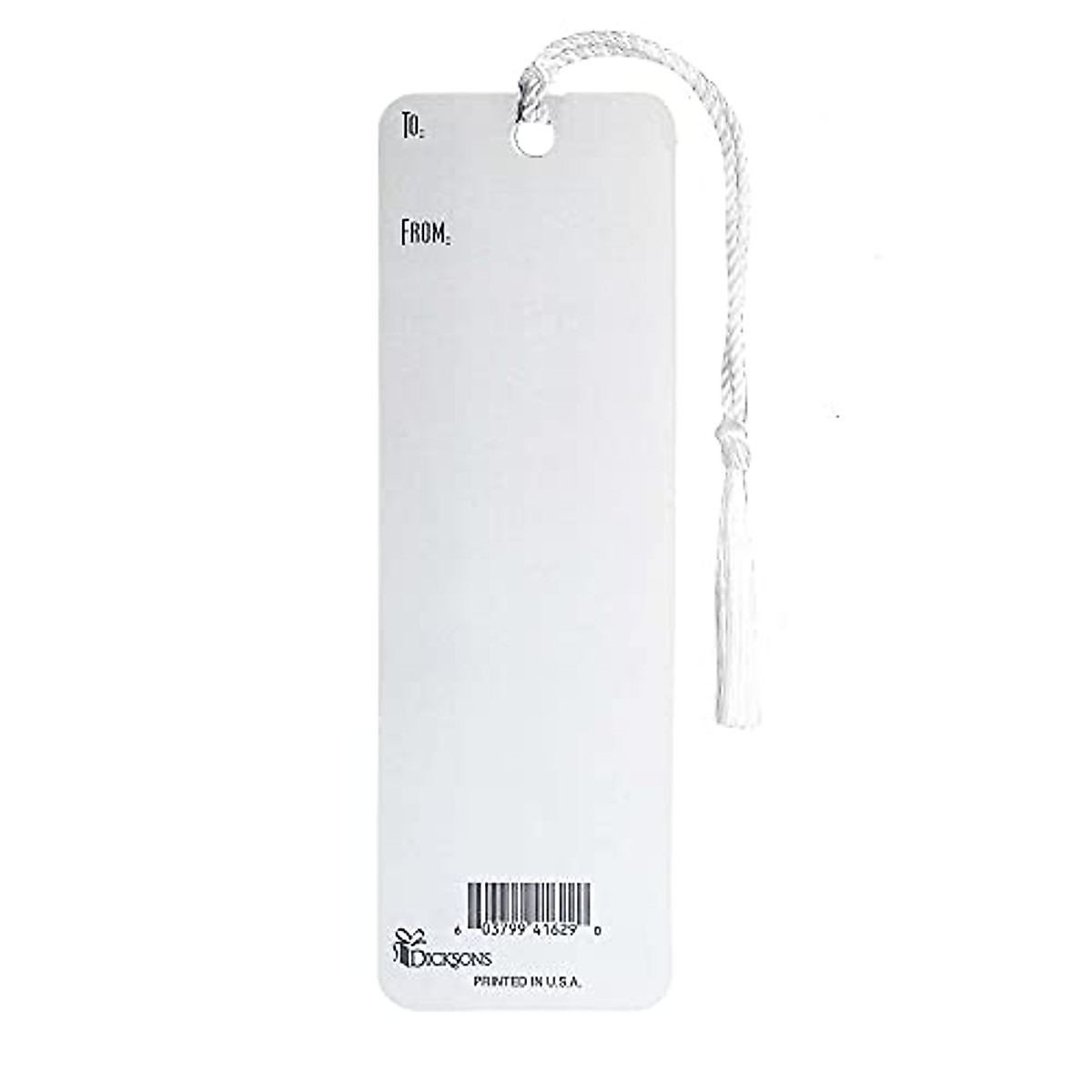 Footprints Poem Sandy Beach 2 x 6 Cardstock Tassel Bookmark, Pack of 12