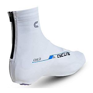 JPOJPO Cycling Shoe Covers Men Bike Bicycle Overshoes MTB Mountain Bike Sports Shoes Cover White
