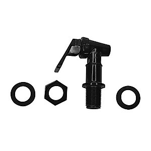 Tomlinson 1018855 Ceramic and Crock Water Dispenser Faucet, Black (Pack of 2)