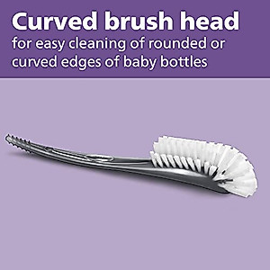 Philips AVENT Baby Bottle and Nipple Brush, Grey, SCF145/18