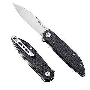 SENCUT Bocll II Pocket Knife Folding Knife for EDC, Liner Lock Small Knife with G10 Handle, Design by Brad Zinker, 2.96'' Blade for Indoor Outdoor Gifts S22019-1