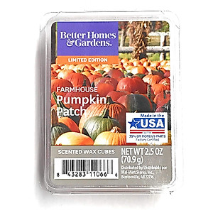 Better Homes & Gardens Scented Wax Cubes, 2019 Limited Edition (Farmhouse Pumpkin Patch)