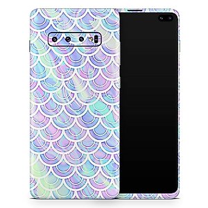 DesignSkinz Iridescent Dahlia v9 Protective Vinyl Decal Wrap Skin Cover Compatible with The Samsung Galaxy S20 (Screen Trim & Back Glass Skin)