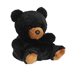 Aurora® Adorable Palm Pals™ Sleepy Bear™ Stuffed Animal - Pocket-Sized Play - Collectable Fun - Black 5 Inches