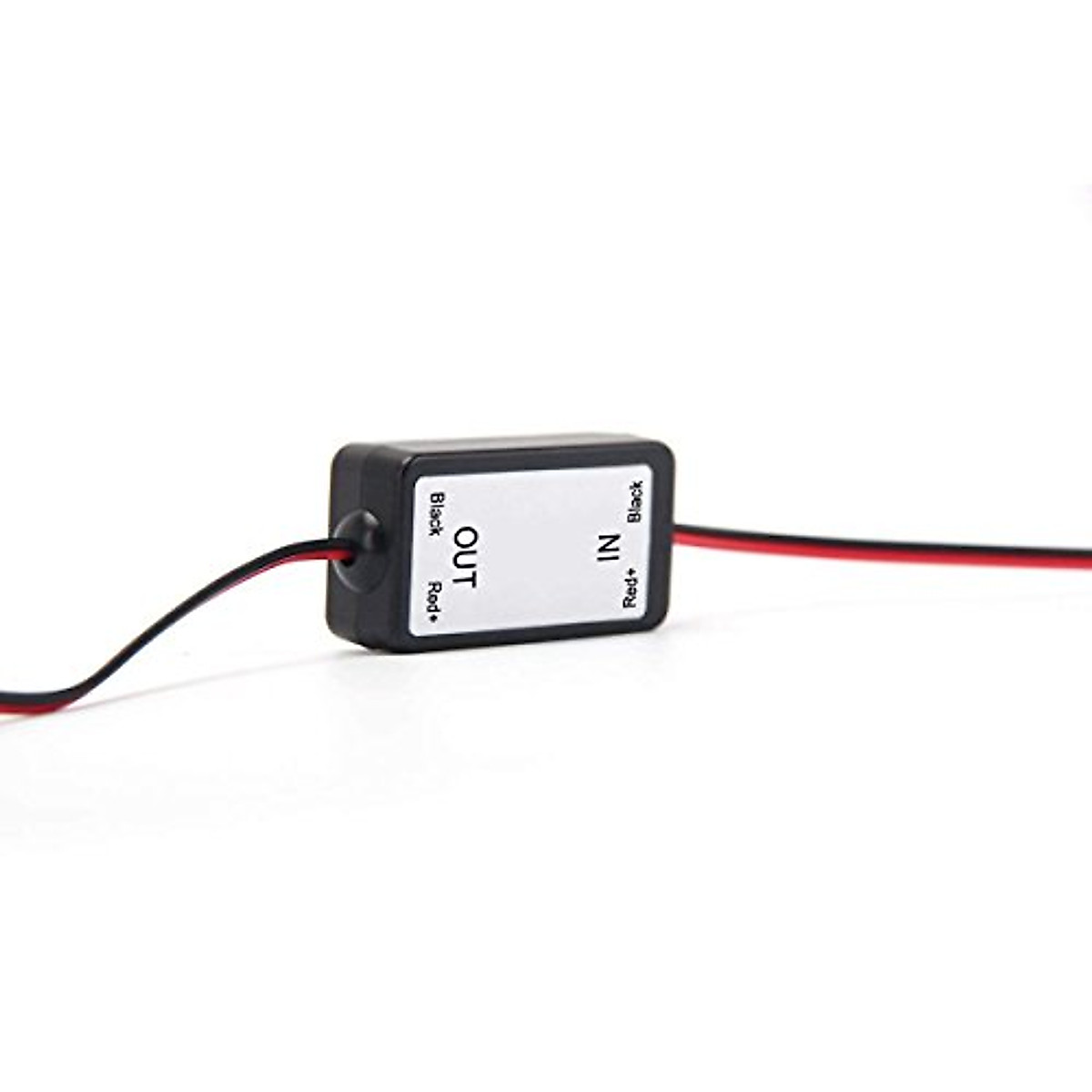 Dasaita 12V DC Power Relay Capacitor Filter Rectifiers for Car Rear View Back Up Camera -Aftermarket Camera