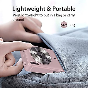 MIANHT 1080P High-Definition Digital Came_ra 16x Built in Night Vision Digital Zo_om Came_ra Electronic Anti-Shake Proof Home Came_ra 44 Million Photos