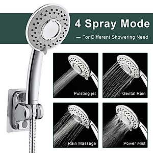 Sink Hose Shower Sprayer Attachment - Faucet Extension w/ 5 Adapters For Bathroom Bathtub, Kitchen Faucet, Utility Laundry Tub, Garden Hose Thread Spout For Delta, Moen, Kohler, American Standard