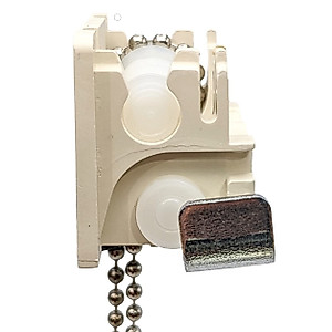 Springs Window Fashions Graber Bali G85 Control End Chain Drive Mechanism for DuraVue and Duralite Vertical Blinds
