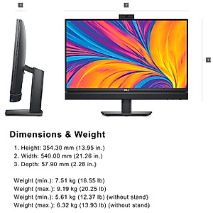 Dell Inspiron 21 3275 AIO - 21.5" Touch - AMD A6-9225 - Radeon R4-4GB - 1TB HDD - Black