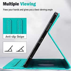 Kitzomi for Lenovo Tab P11 Pro 2nd Gen Case 2022 (TB-132FU/138FC) with PU Leather Folio and Kickstand+Card Holder, Auto Sleep/Wake with Cover for Lenovo Tab P11 Pro 11.2 Inch (2nd Gen),Turquoise