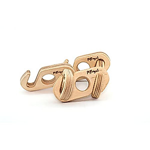 Wooden Portable Holder Desktop Cell Phone Stander Creative Accessory (Nature Wood)