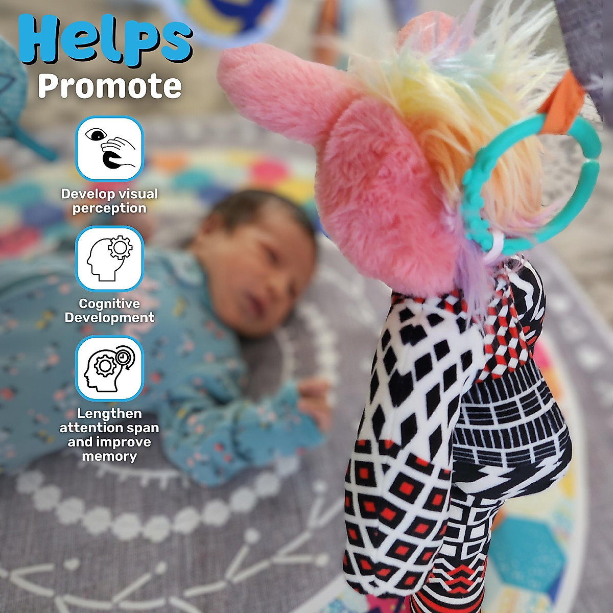 Nobory Toys The Adventure Crew High Contrast Sensory Activity Suit for Infants and Toddlers | Interchangeable with The Adventure Crew Plush Characters | Early Learning Toy