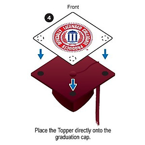 Tassel Toppers Pirates of the Caribbean Grad Cap Topper, Graduation Cap Decor Funny Phrases, Graduation Cap Decorations