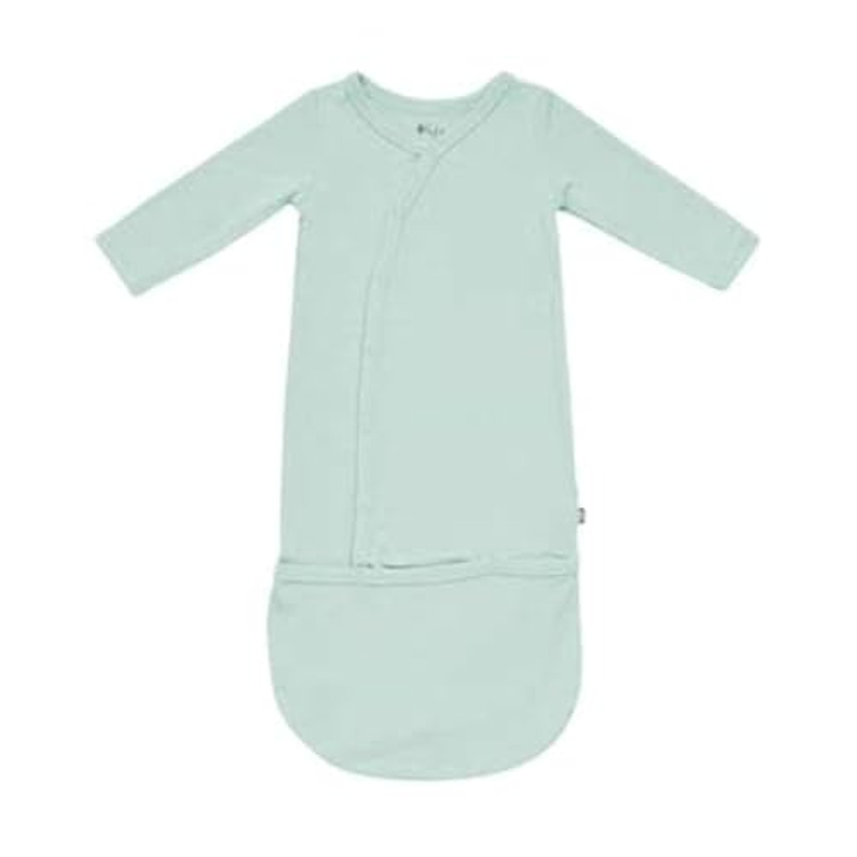 KYTE BABY Bundlers, Unisex Baby Sleeper Gowns, Rayon Made From Bamboo Material (0-3 Months, Sage)