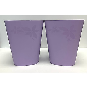 Mintra Home Trash Bins (Lavender, 12 Liter (3 Gallon) - 2 Pack)