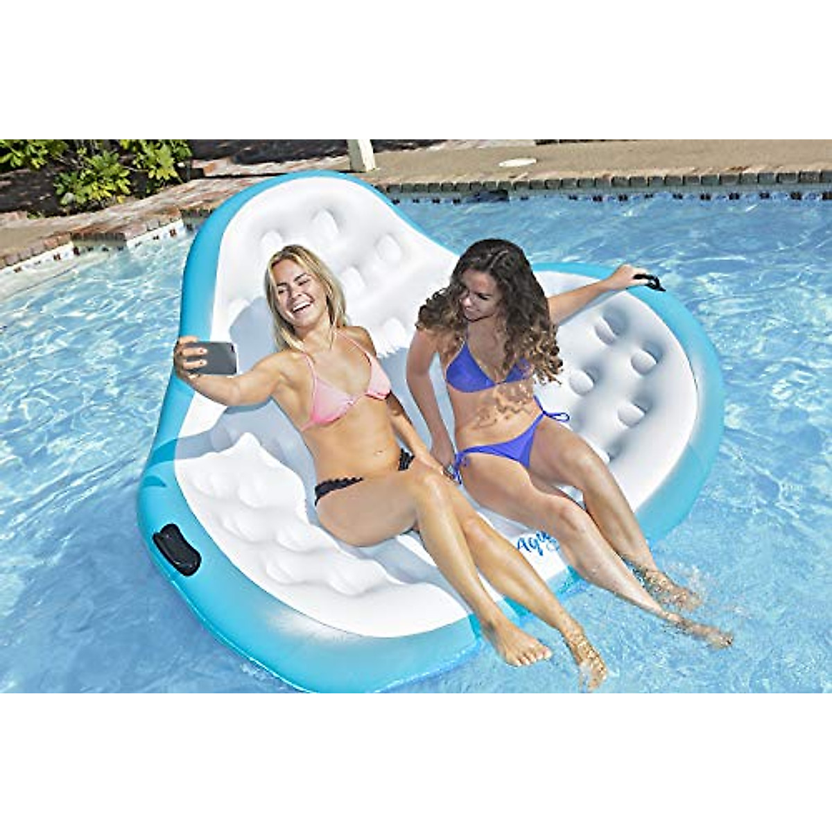 Poolmaster Aqua Cradle Swimming Pool Float, Blue