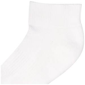 No nonsense womens Soft & Breathable Cushioned Quarter Top Running Socks, White - 9 Pair Pack, 4 10 US