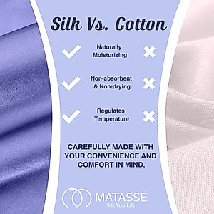 MATASSE Silk Your Life Silk Eye Sleeping Mask - 3D Contoured Eye Mask for Sleeping, Eye Cover Sleep Mask w/Silk Covered Strap for Women, Men, Genuine Mulberry Silk, Champagne Color