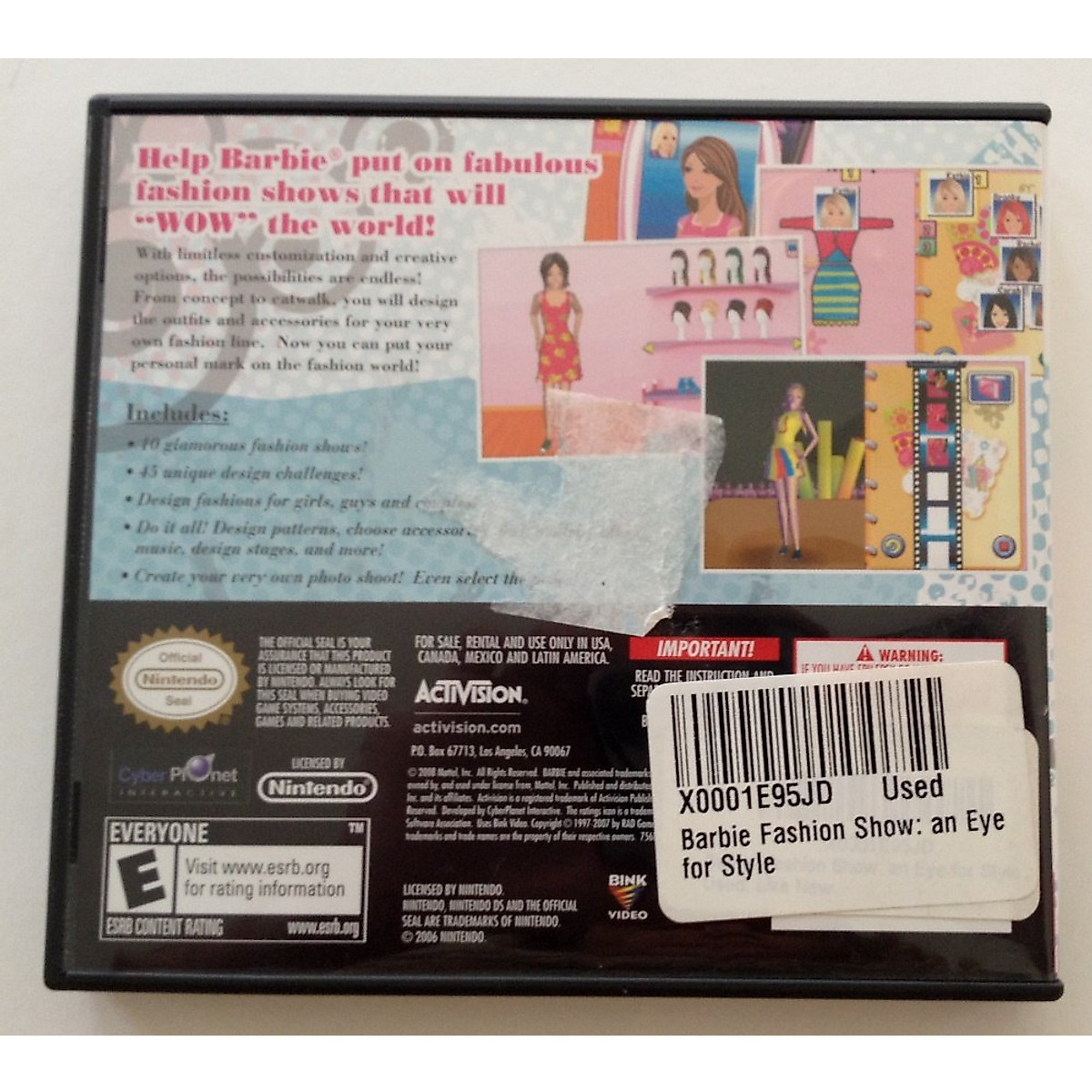 Barbie Fashion Show: an Eye for Style - Nintendo DS